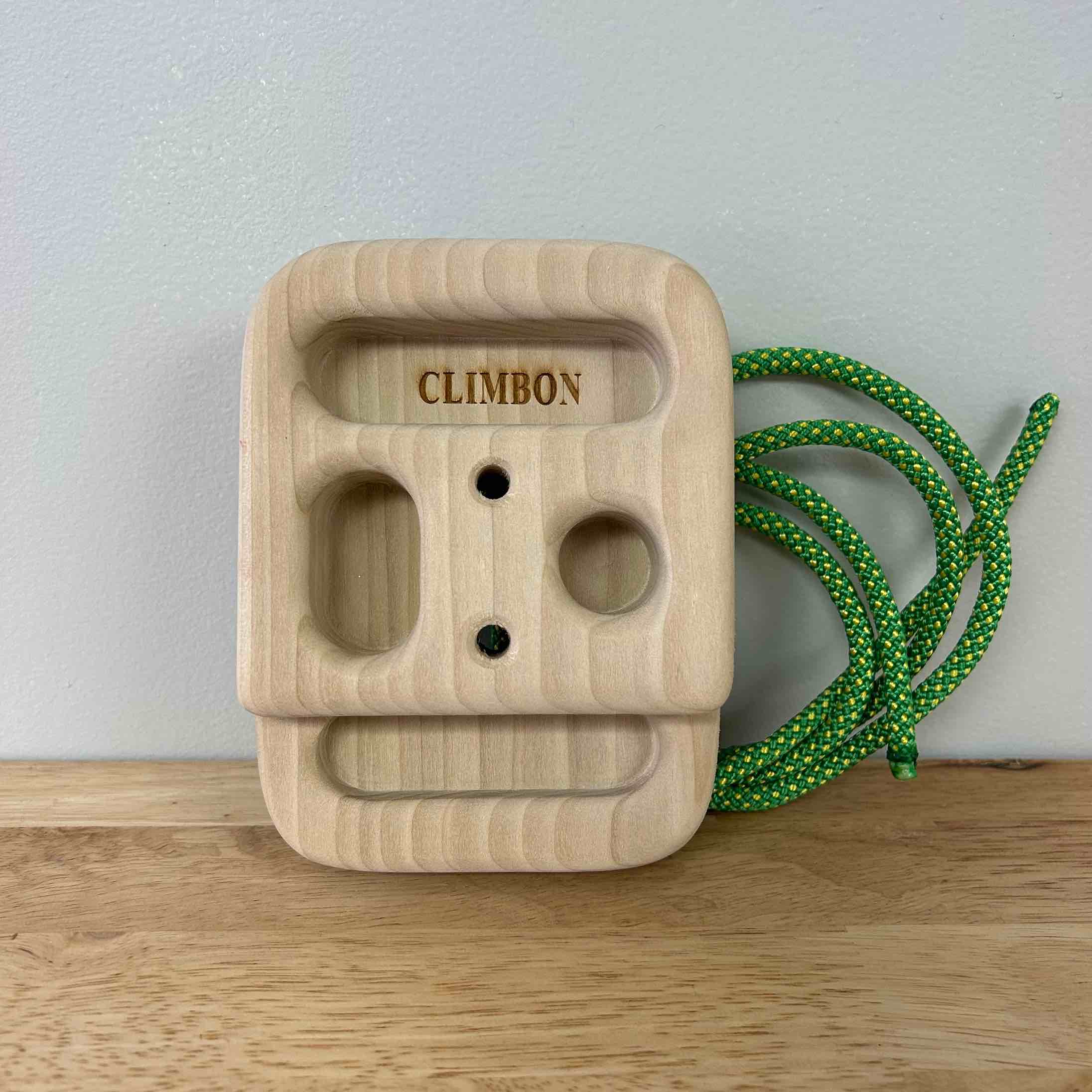 Hand Made Wooden Hang Block – Auckland Climbing Gym